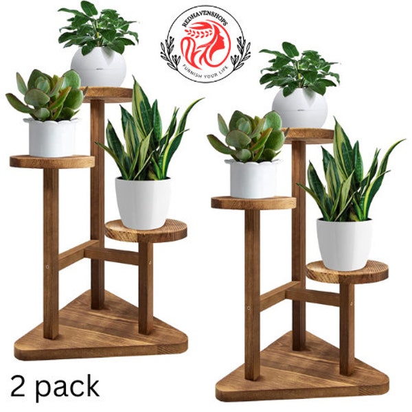 Wood Cube Plant Stand - Etsy