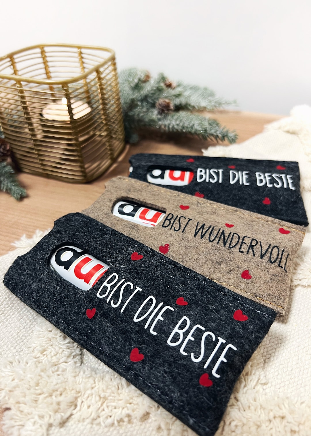 Botschaft/Duplo Filzhülle/Mitbringsel/ - Etsy.de