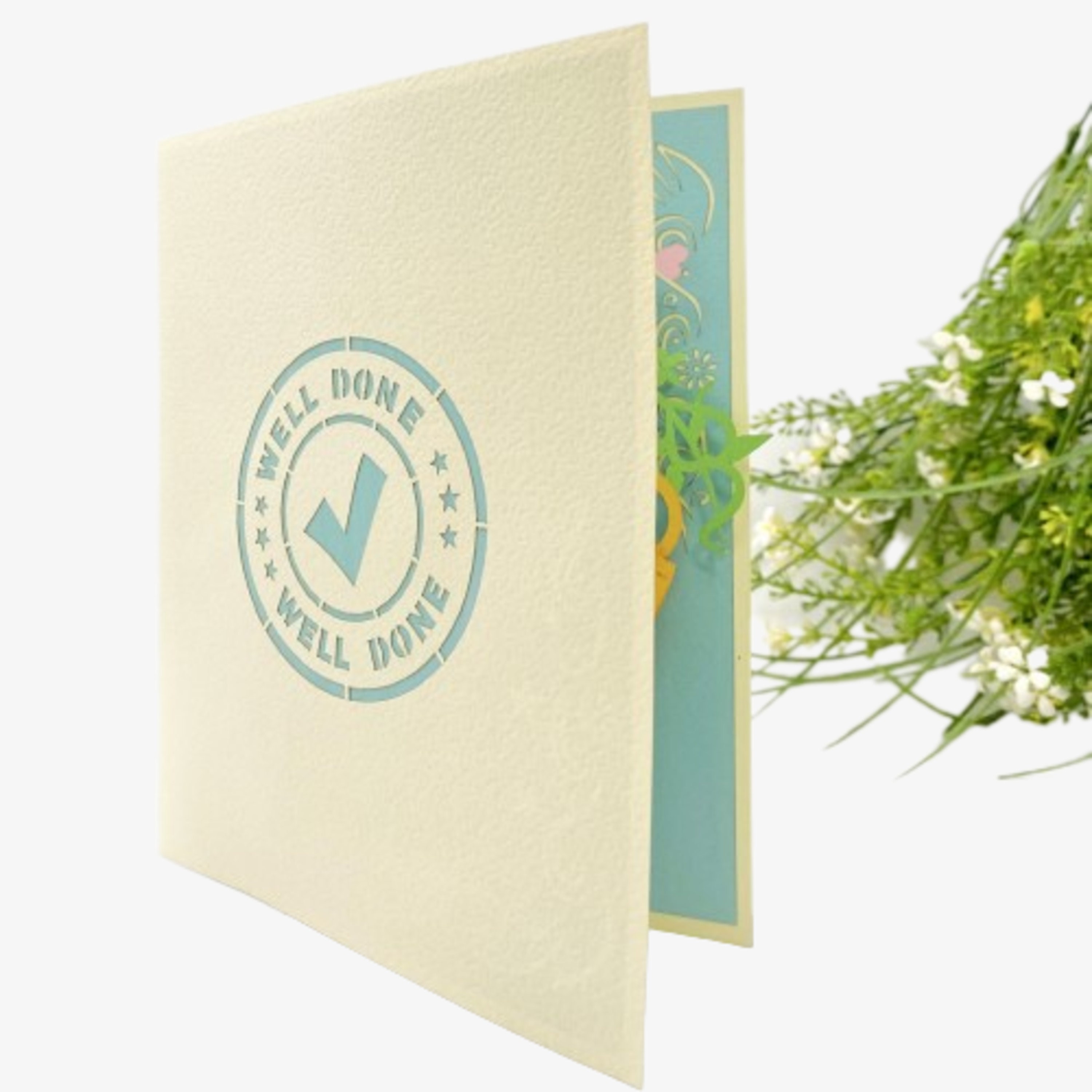 WOW WELL DONE - Congratulation - 3D Popup Card - for Him/ Her/ Boy ...