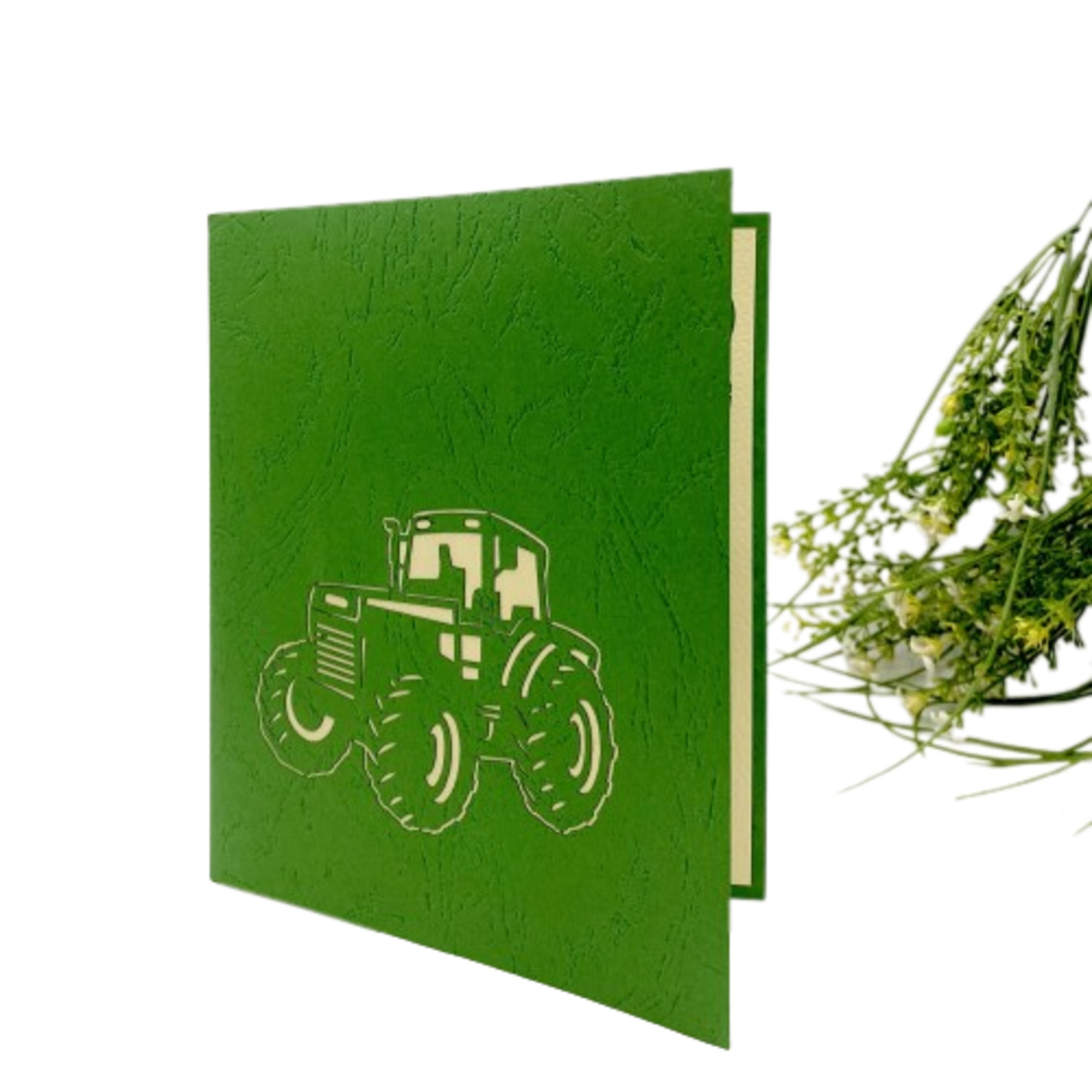 Farm Tractor - 3D Popup Card - for Him - Birthday/ Graduation/ Father's ...
