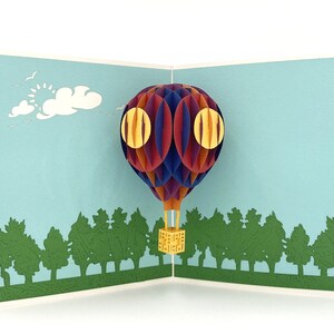 Balloon 3D Popup Card for Kid/ Child/ Boy/ Girl/ Him/ Her/ Mom/ Dad - Etsy