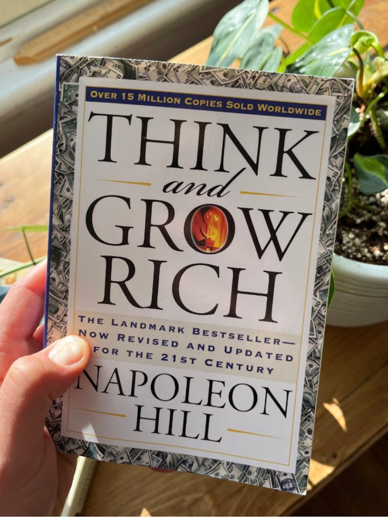 Think and Grow Rich by Napoleon Hill - Timeless Success Blueprint - Etsy