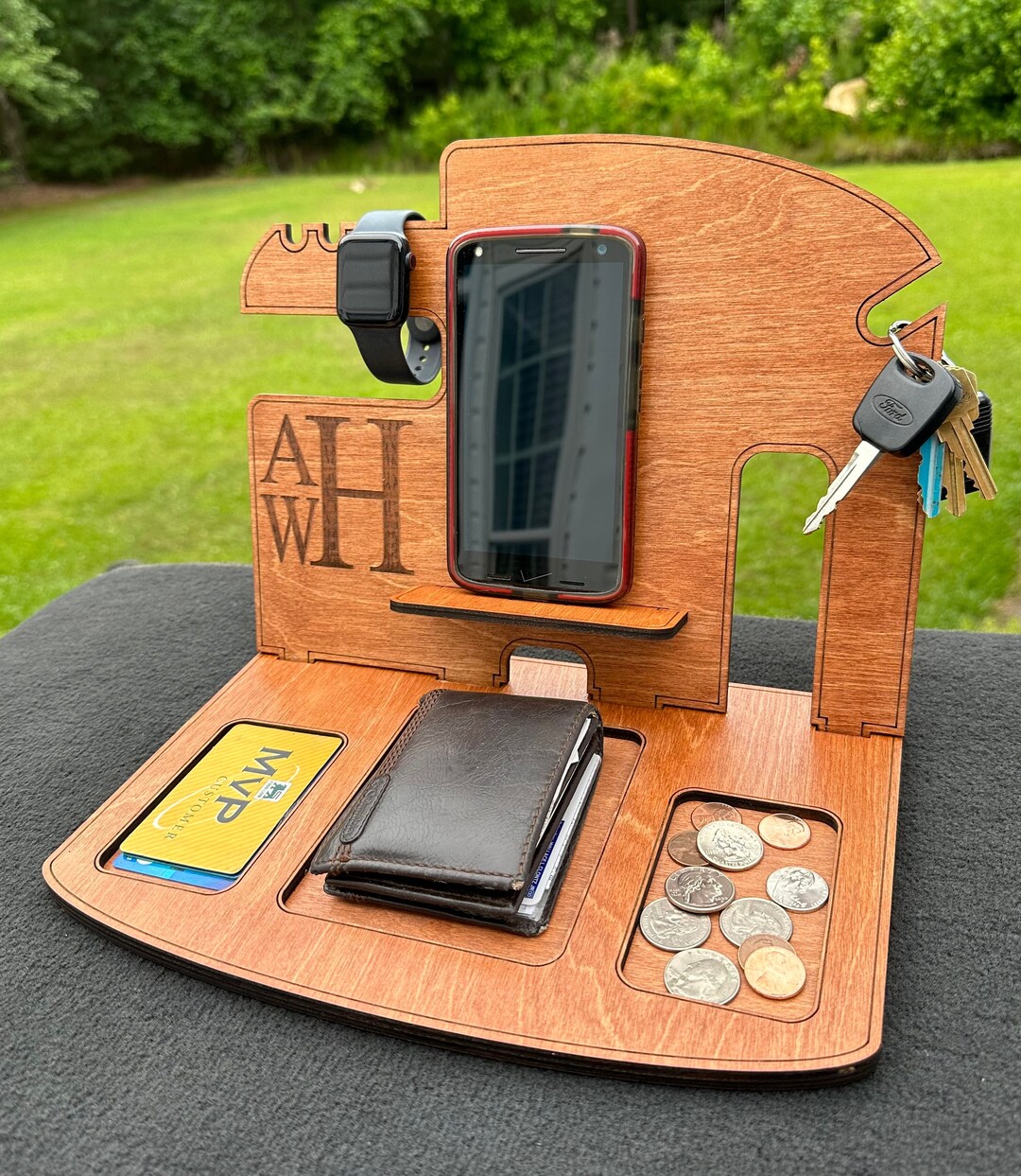 Phone Docking Station - Desk Organizer - Personalized - Etsy