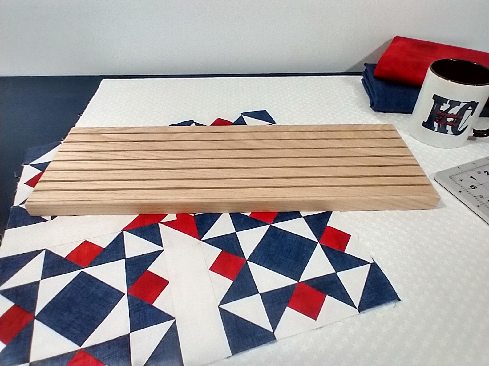 Quilt Ruler Holder - Choose Your Size With 8 Slots Personalized Gift ...