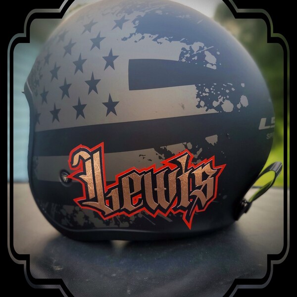 Motorcycle Helmet Decals - Etsy