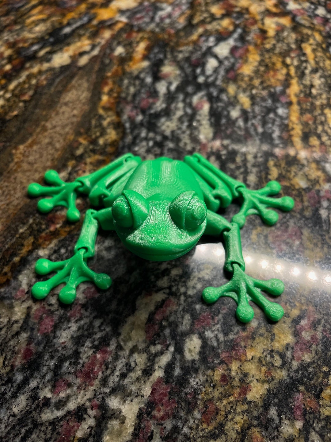 3D Printed Articulated Frog - Etsy