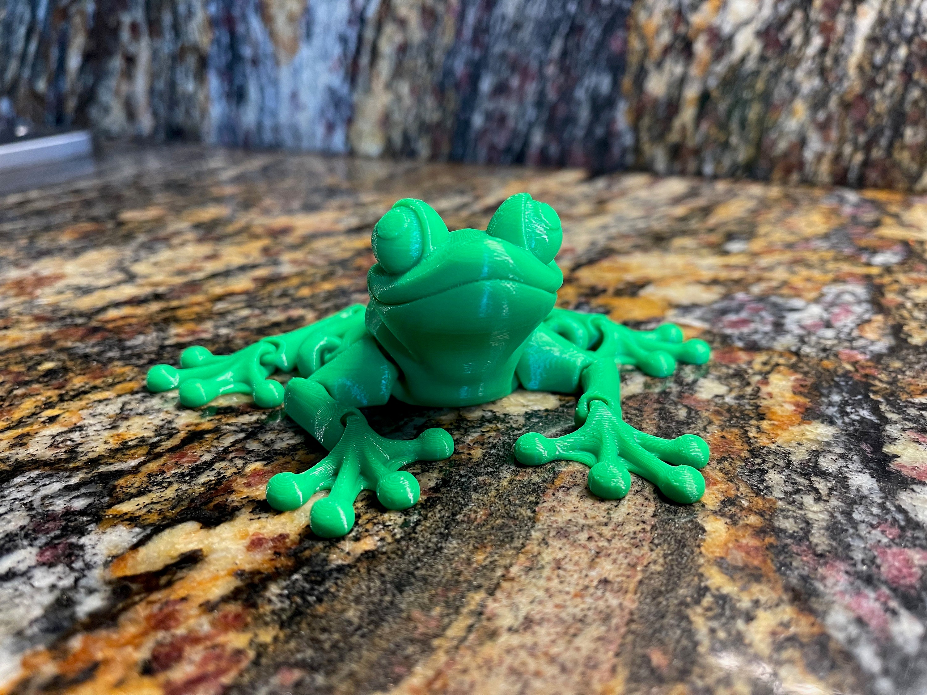 3D Printed Articulated Frog - Etsy