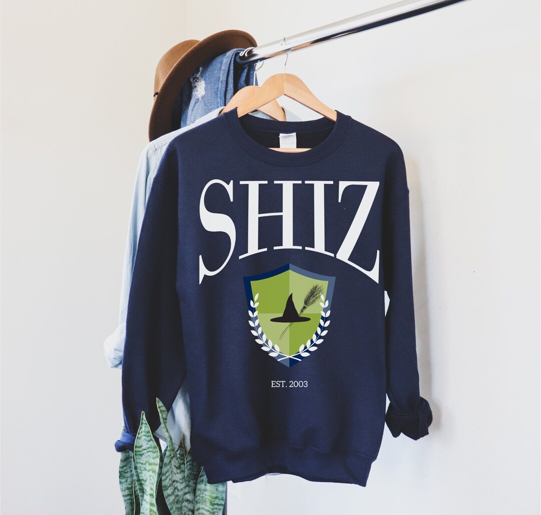 WICKED the MUSICAL SHIZ Unisex Crewneck Collegiate Sweatshirt | Musical ...