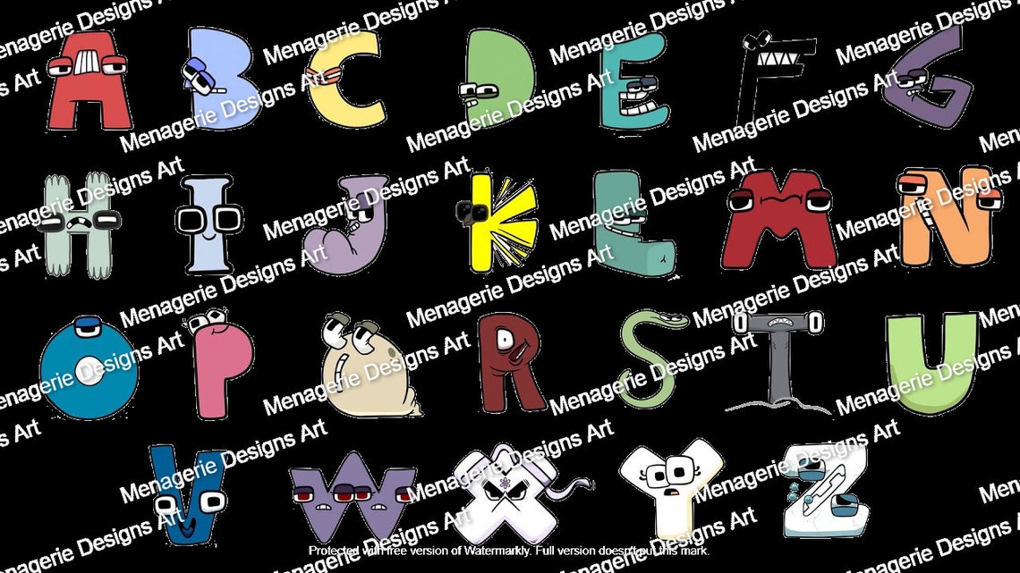 Alphabet Lore PNG and SVG - Etsy