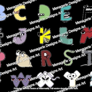 Alphabet Lore PNG and SVG - Etsy