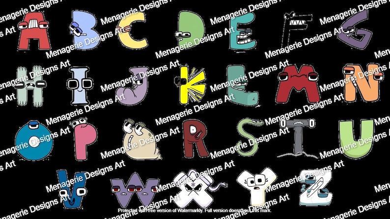 Alphabet Lore PNG and SVG - Etsy