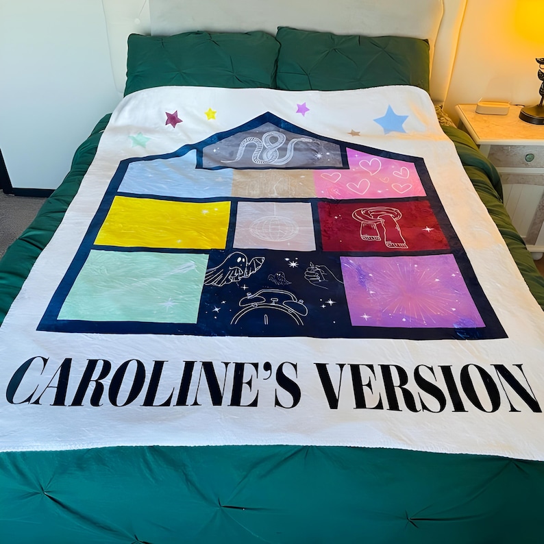 Custom Music Album Art Blanket, Song Lyrics, Personalized Gift - Etsy