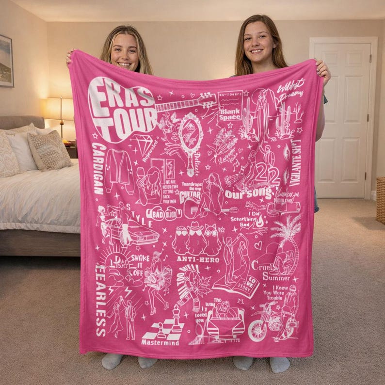 Custom Music Album Art Blanket, Song Lyrics, Personalized Gift - Etsy
