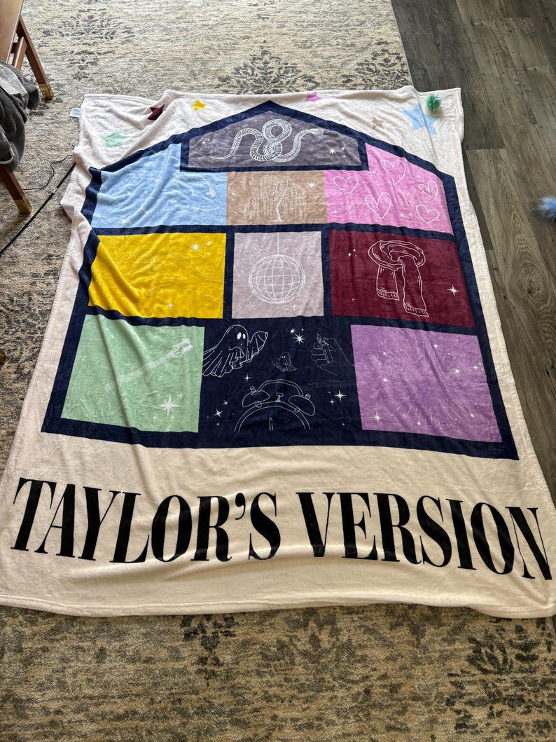 Custom Music Album Art Blanket, Song Lyrics, Personalized Gift - Etsy