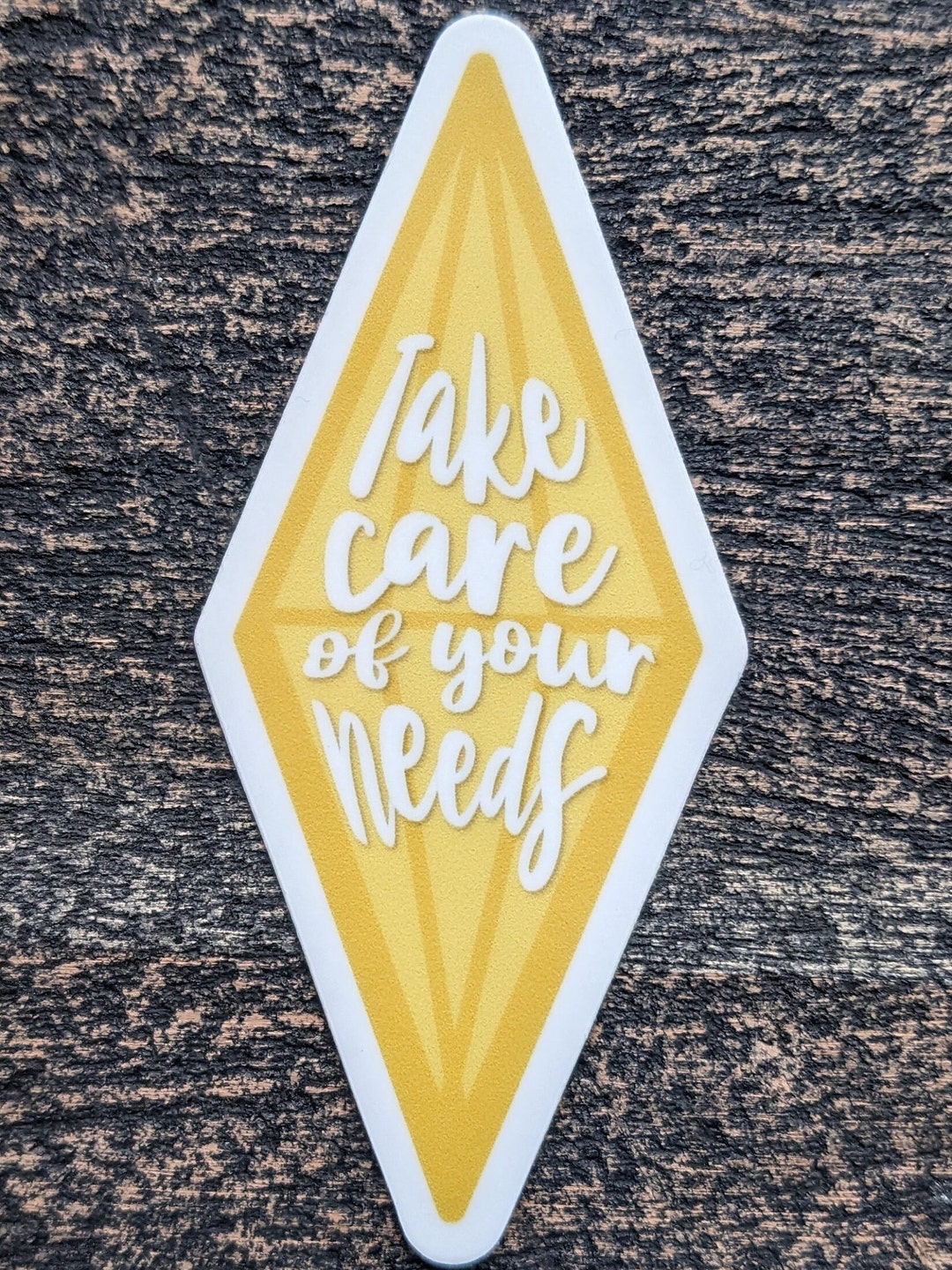 Sims Sticker Plumbob Sticker Selfcare Sticker Take Care of Your Needs ...