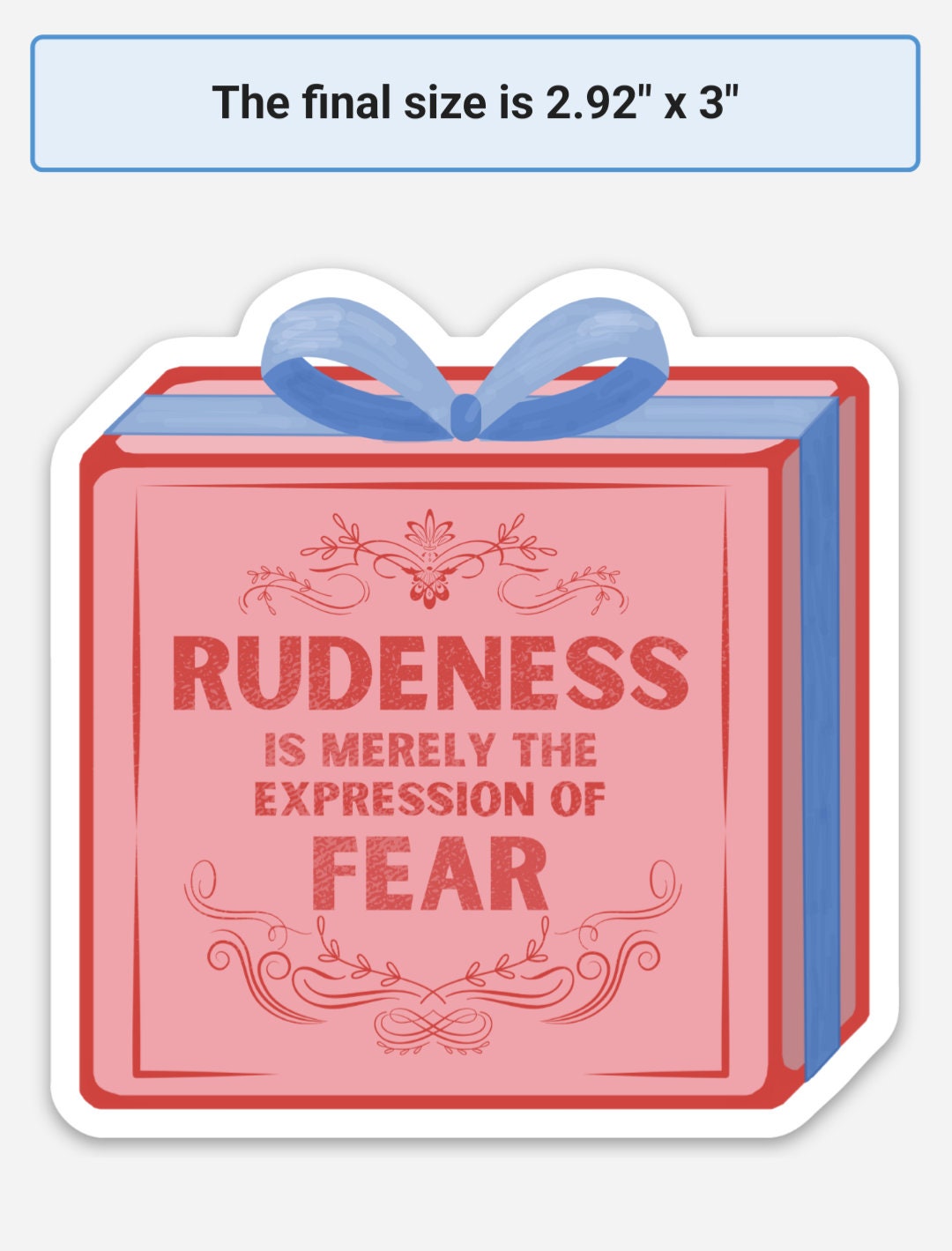 Grand Budapest Hotel Sticker Wes Anderson Sticker Rudeness is Merely ...