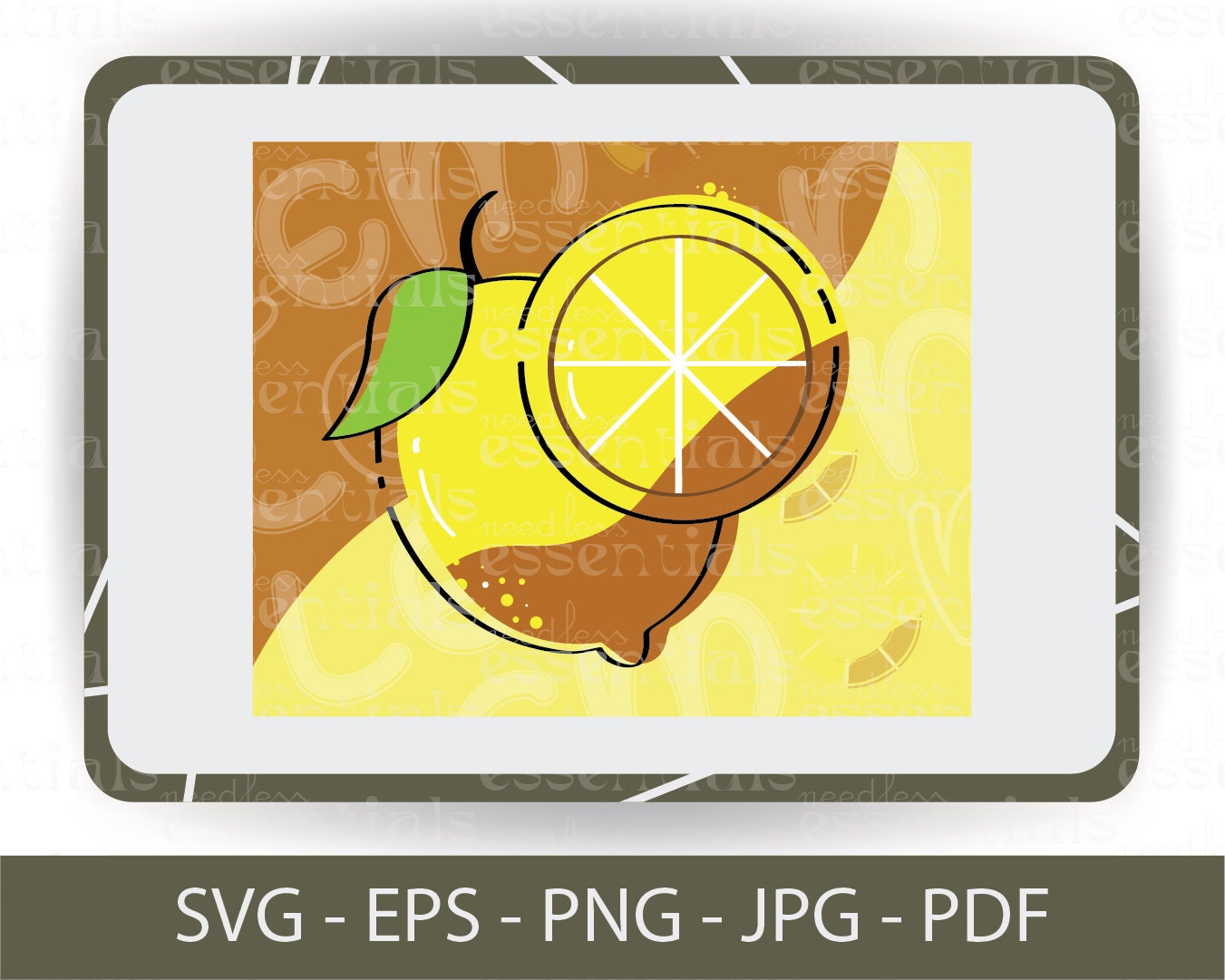 Summer Lemon Svglemon Svg Bundlelemon Cliparttropical Fruit - Etsy