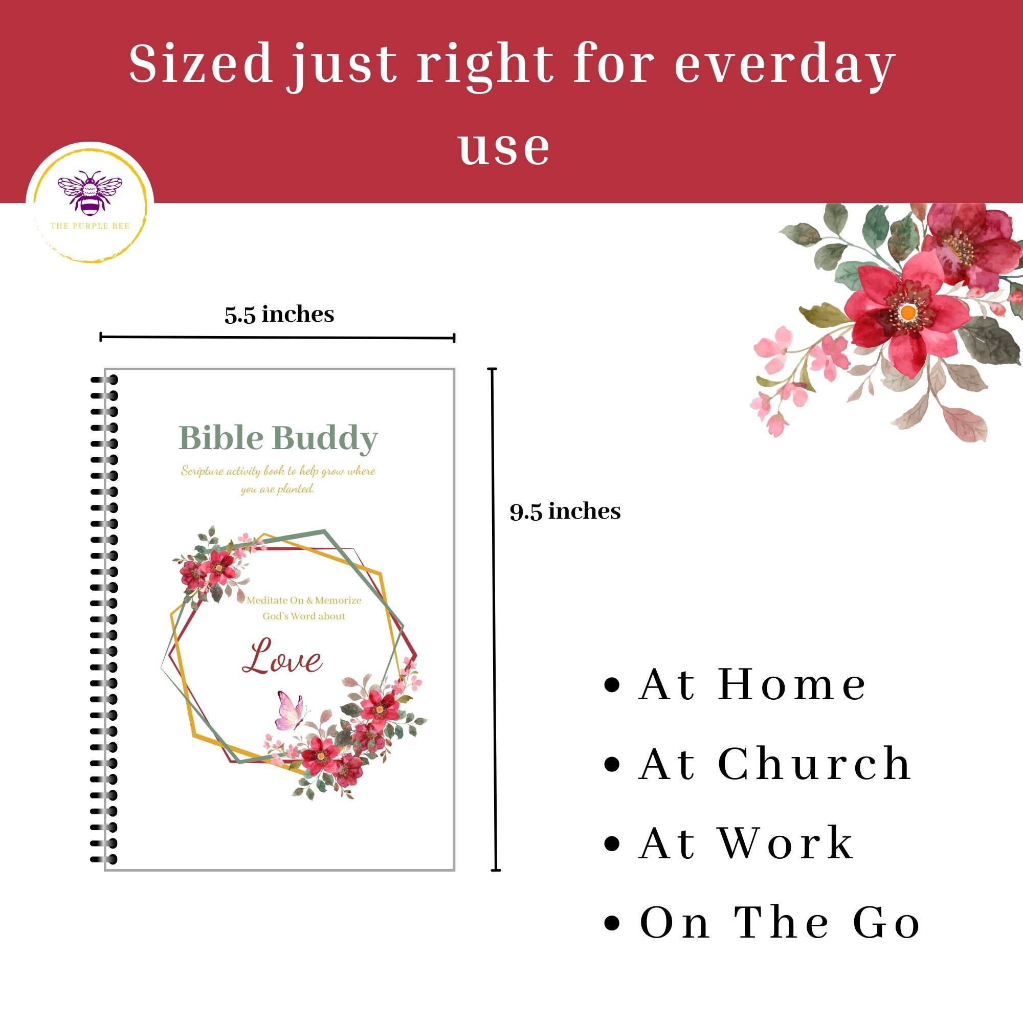 Love Bible Buddy-scripture Activity Book-bible Verse Coloring Book ...