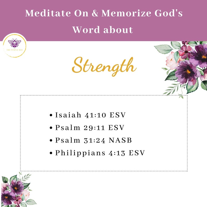 Strength Bible Buddy-scripture Activity Book-bible Verse Coloring Book ...