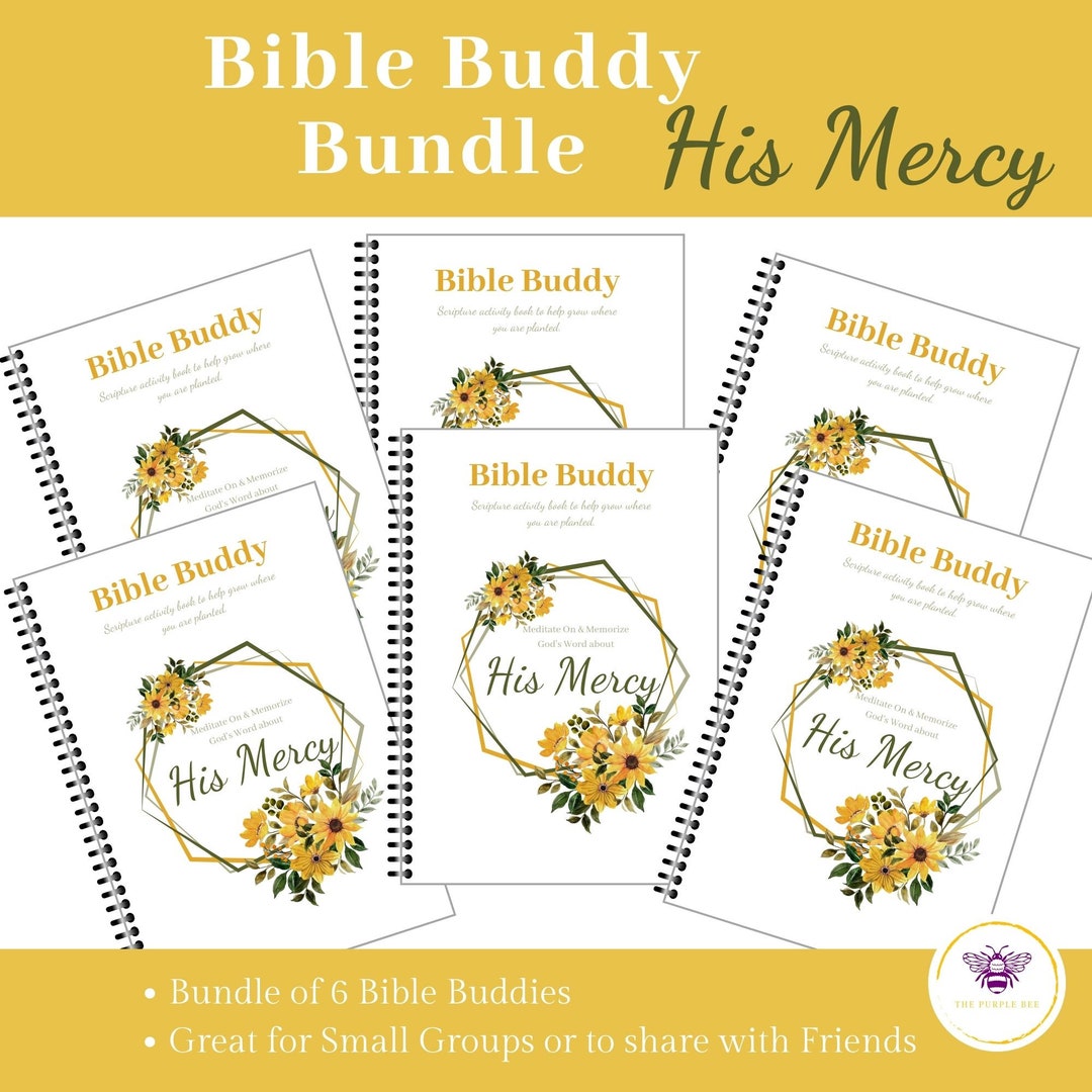 His Mercy Bible Buddy-bundle of 6-scripture Activity Book-bible Verse ...