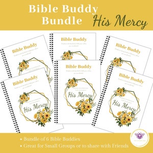 His Mercy Bible Buddy-bundle of 6-scripture Activity Book-bible Verse ...