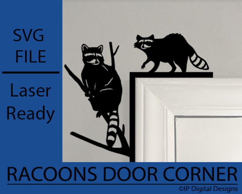 Racoons Door Corner / Door Corner / Racoons / Window Corner / Window ...