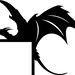 Dragon Door Corner / Door Corner / Dragon / Dragons / Window Corner ...