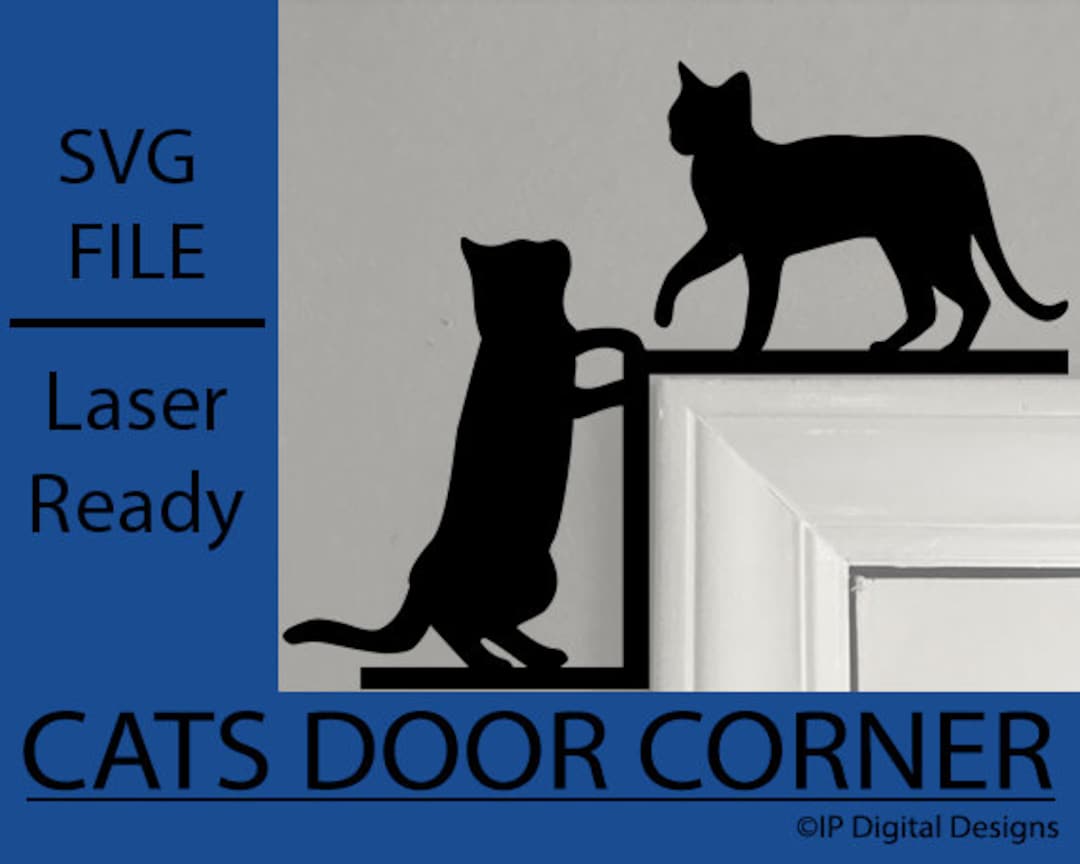 Cats Door Corner / Door Corner / Door Decor / Window Corner / Window ...