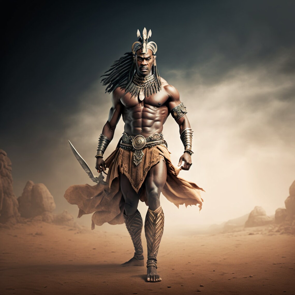 African Warrior Wall Art High Resolution Digital Download - Etsy