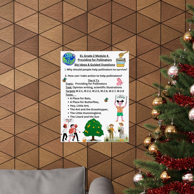 EL Grade 2 Module 4 Focus Wall Poster - Etsy