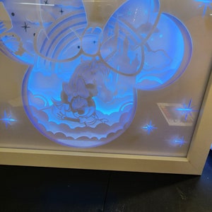 Minnie Mouse, Shadow Box, 3D Cut, Cricut - Etsy