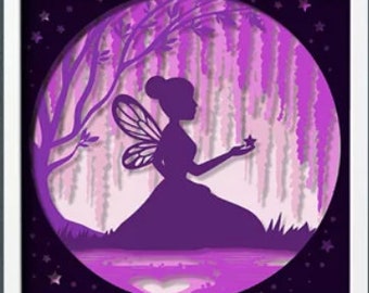 Little Mermaid Shadow Box 3D Cut Cricut - Etsy