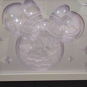 Minnie Mouse, Shadow Box, 3D Cut, Cricut - Etsy