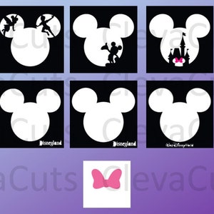 Mickey and Minnie, Shadow Box, 3D Cut, Cricut - Etsy