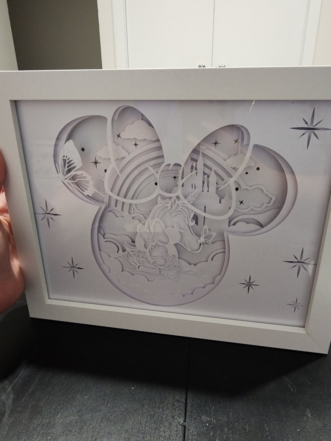 Minnie Mouse, Shadow Box, 3D Cut, Cricut - Etsy