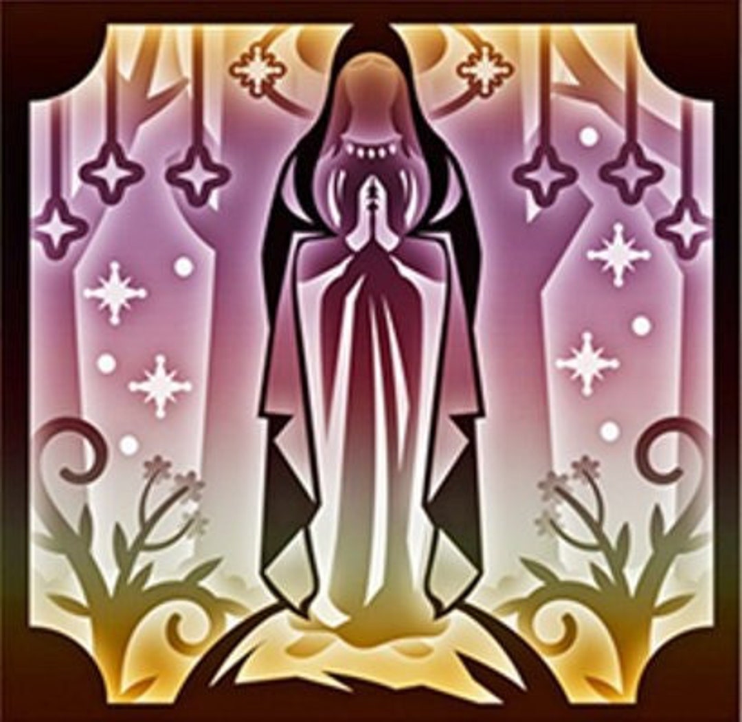 Virgin Mary, Shadow Box, 3D Cut, Cricut - Etsy