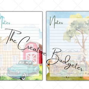 Printable Note Pad, Printable Memo, Digital Stationary, Lined Notepad ...