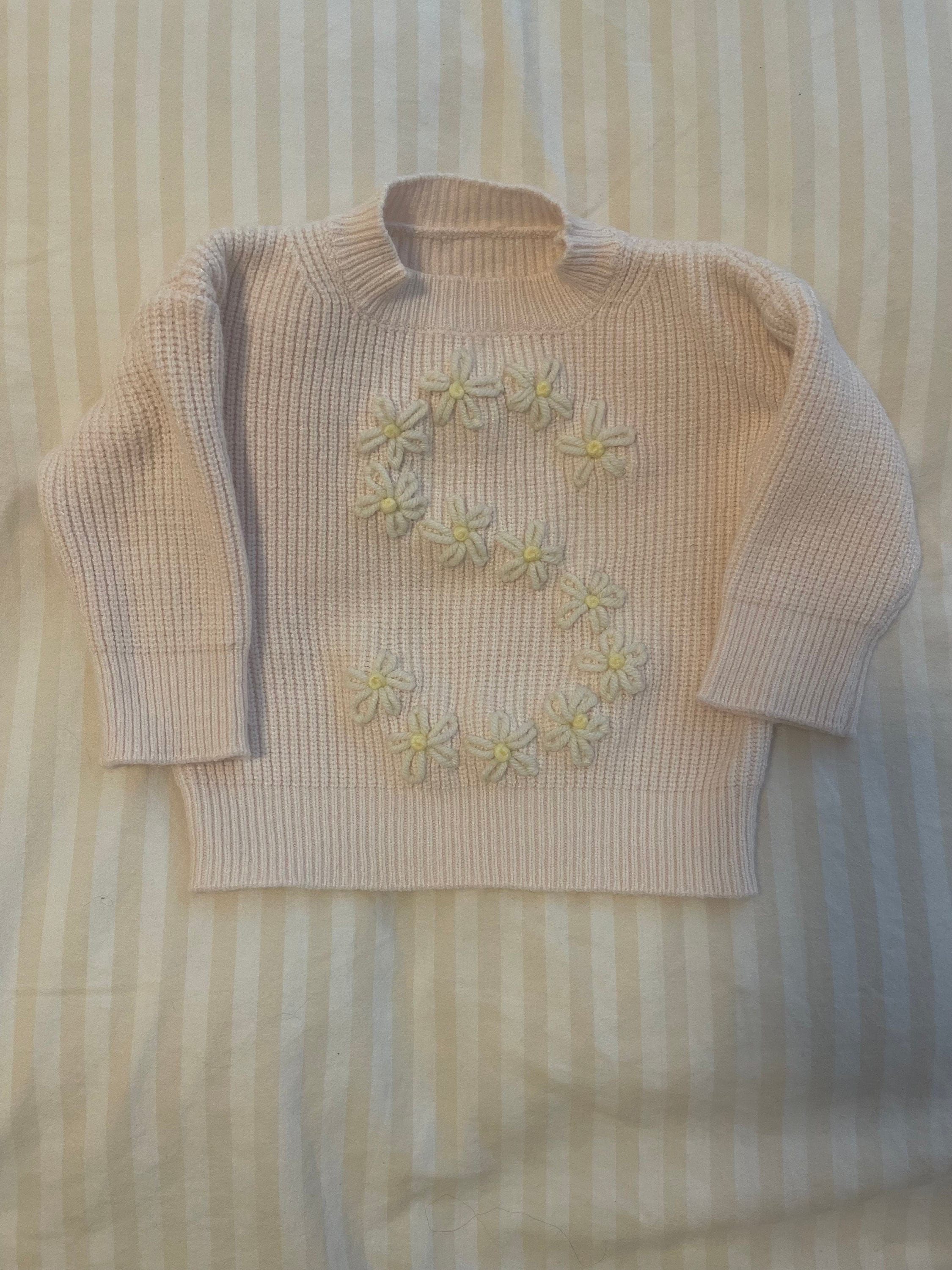 Custom Hand Embroidered Kids/toddler/baby Sweater - Etsy