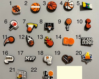 NBA Basketball Team Croc Shoe Charms - Etsy