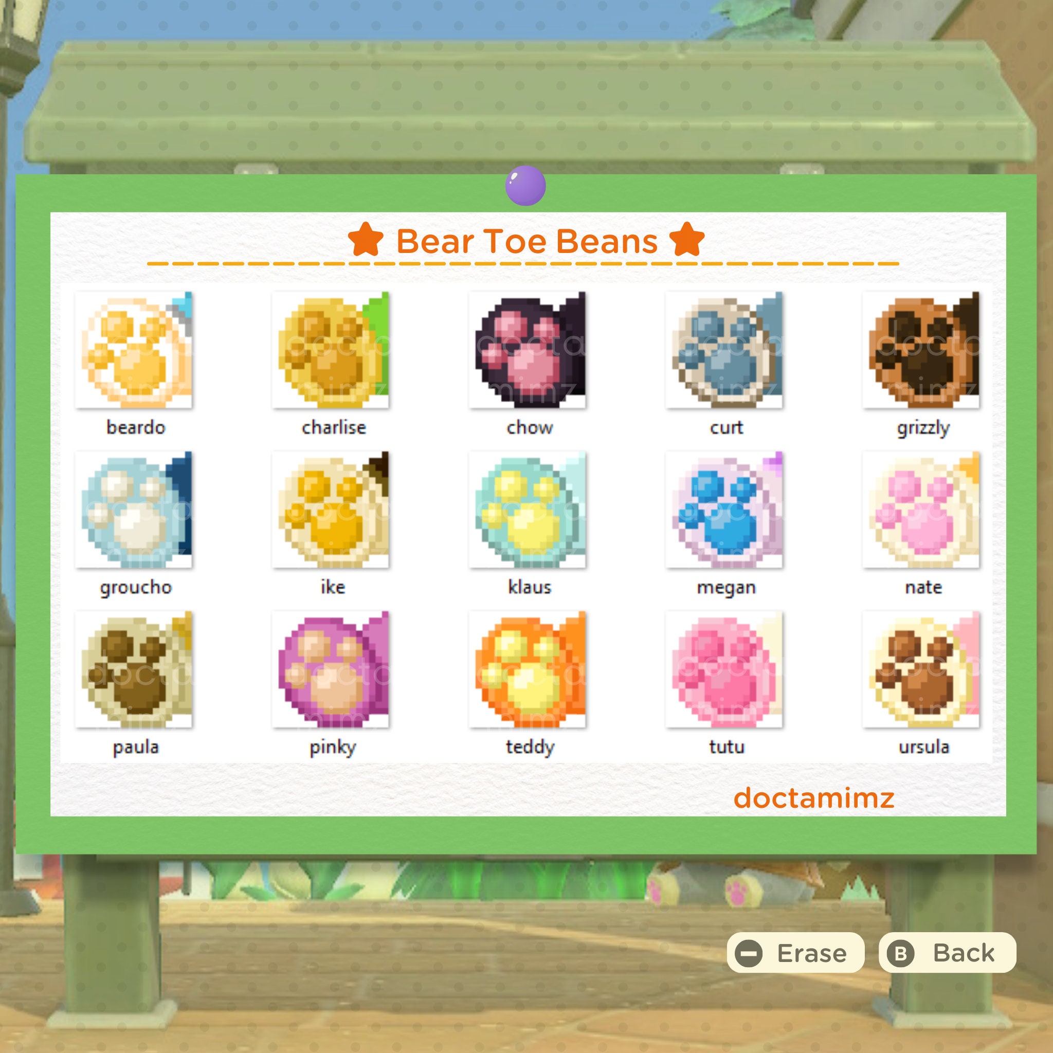 Twitch Sub Badges Set of 15 ACNH Bears Toe Beans Twitch Badges Digital ...