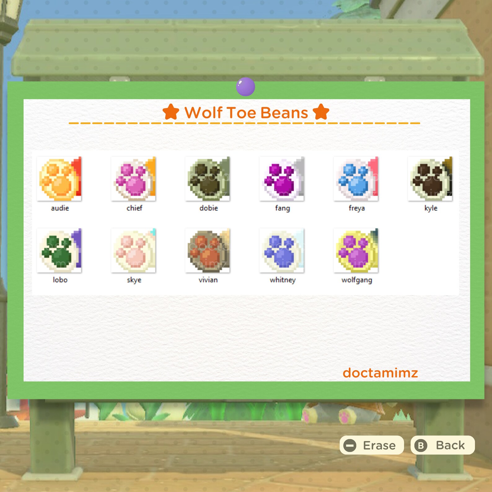 Twitch Sub Badges Set of 11 ACNH Wolves Toe Beans Twitch Badges Digital ...