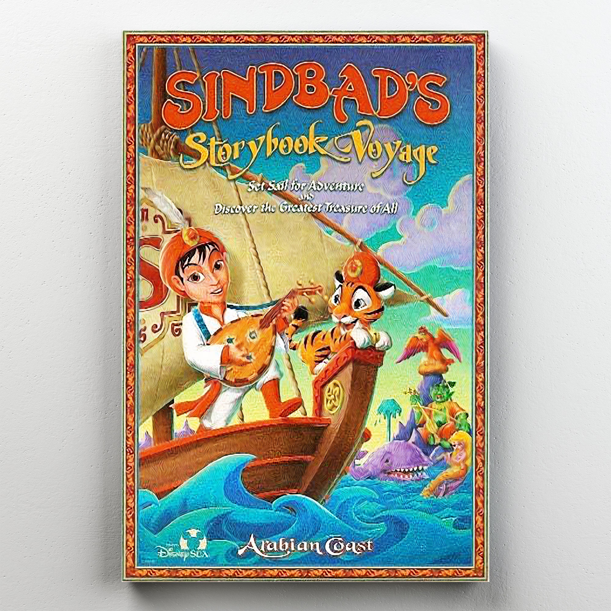 Sinbad Storybook Voyage Poster Disney Sea Poster Vintage - Etsy Australia