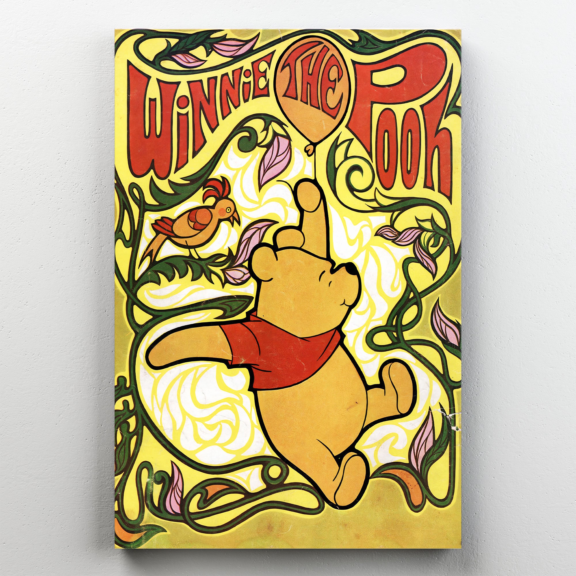 Vintage Winnie the Pooh Poster, Vintage Disney Movie Poster sold by ...