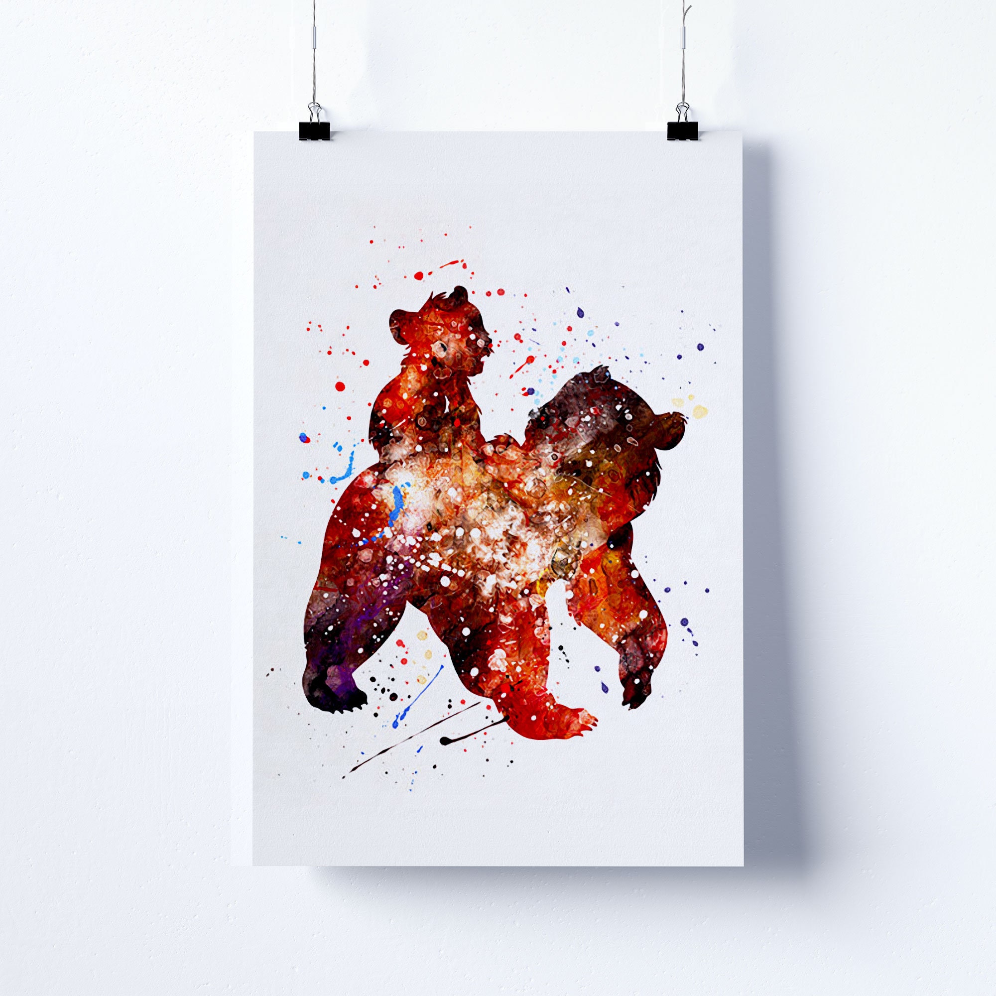 Disney Brother Bear Movie Premium Matte Vertical Poster sold by Clam ...