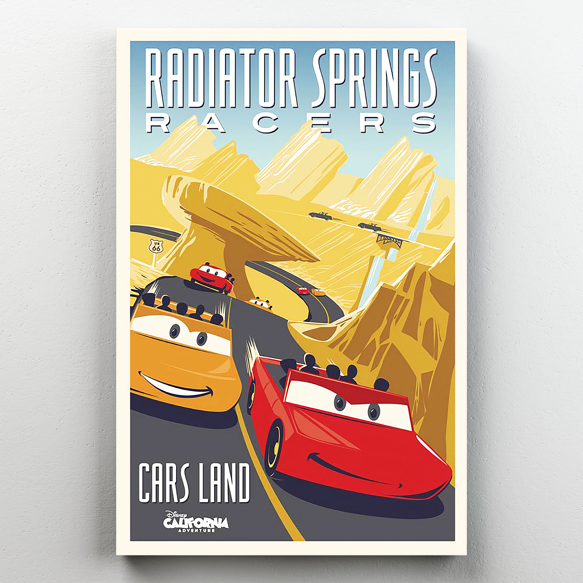 Vintage Disney Cars Lightning McQueen Poster sold by Diksha Verma | SKU ...