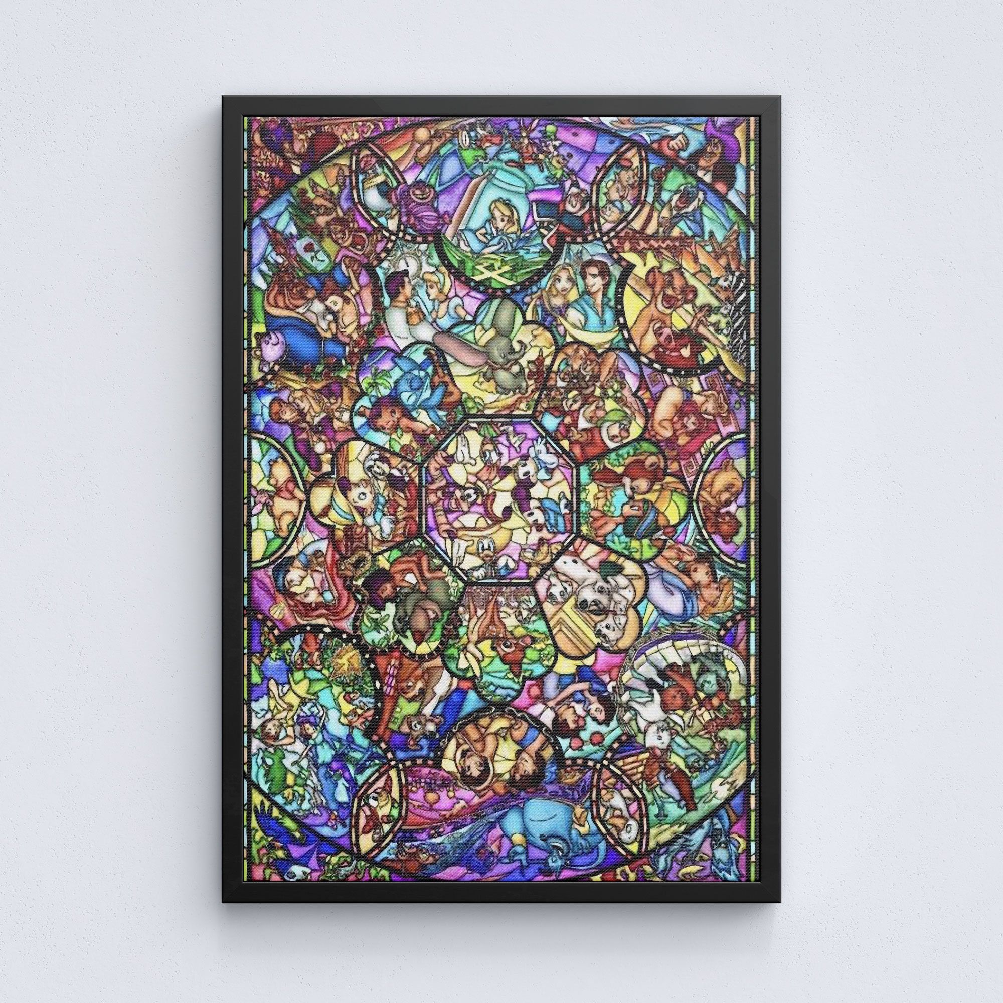 Disney Stained Glass Poster sold by Ilse Dusty | SKU 3810083 ...