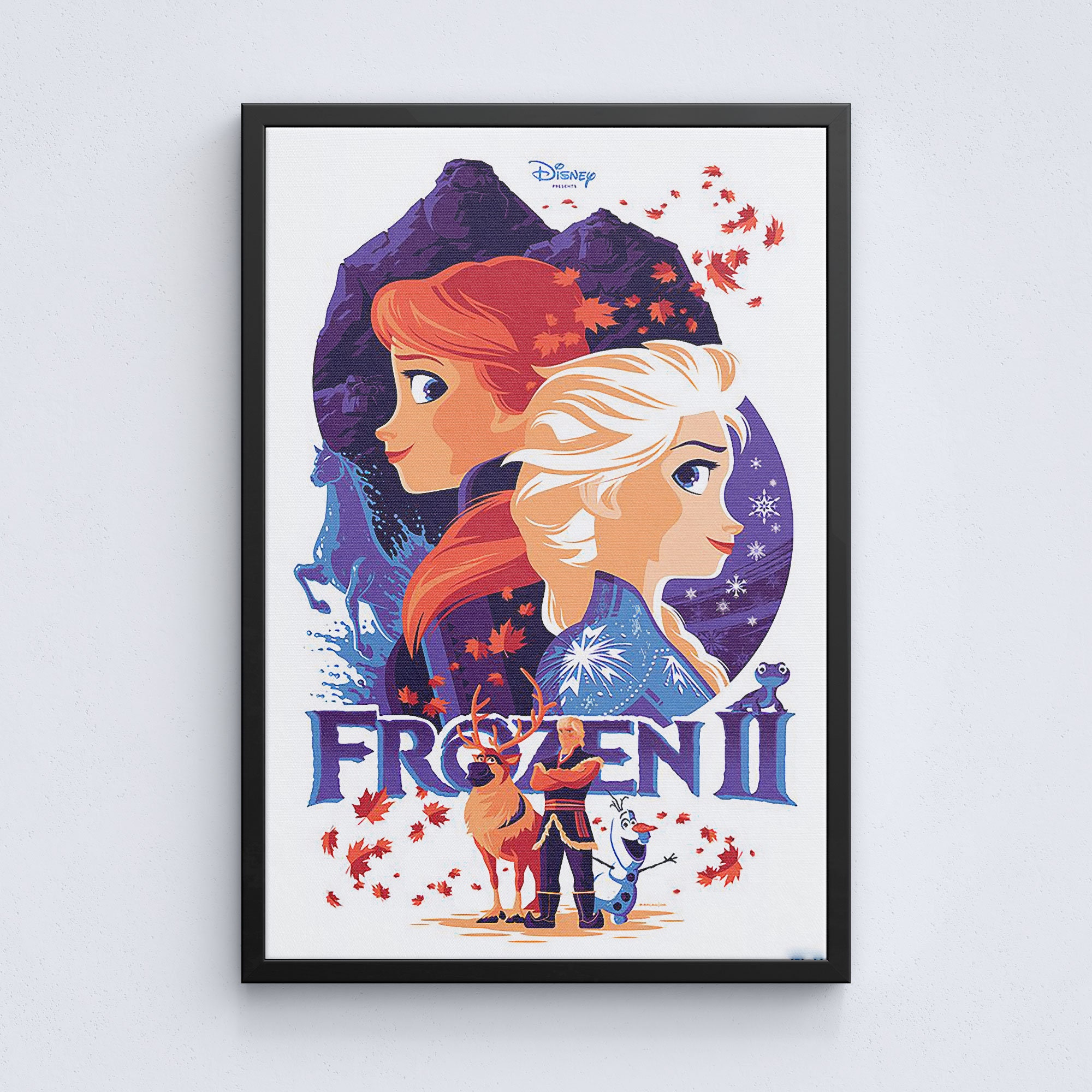 Frozen 2 Poster Elsa and Anna Poster Disney Movie Poster - Etsy
