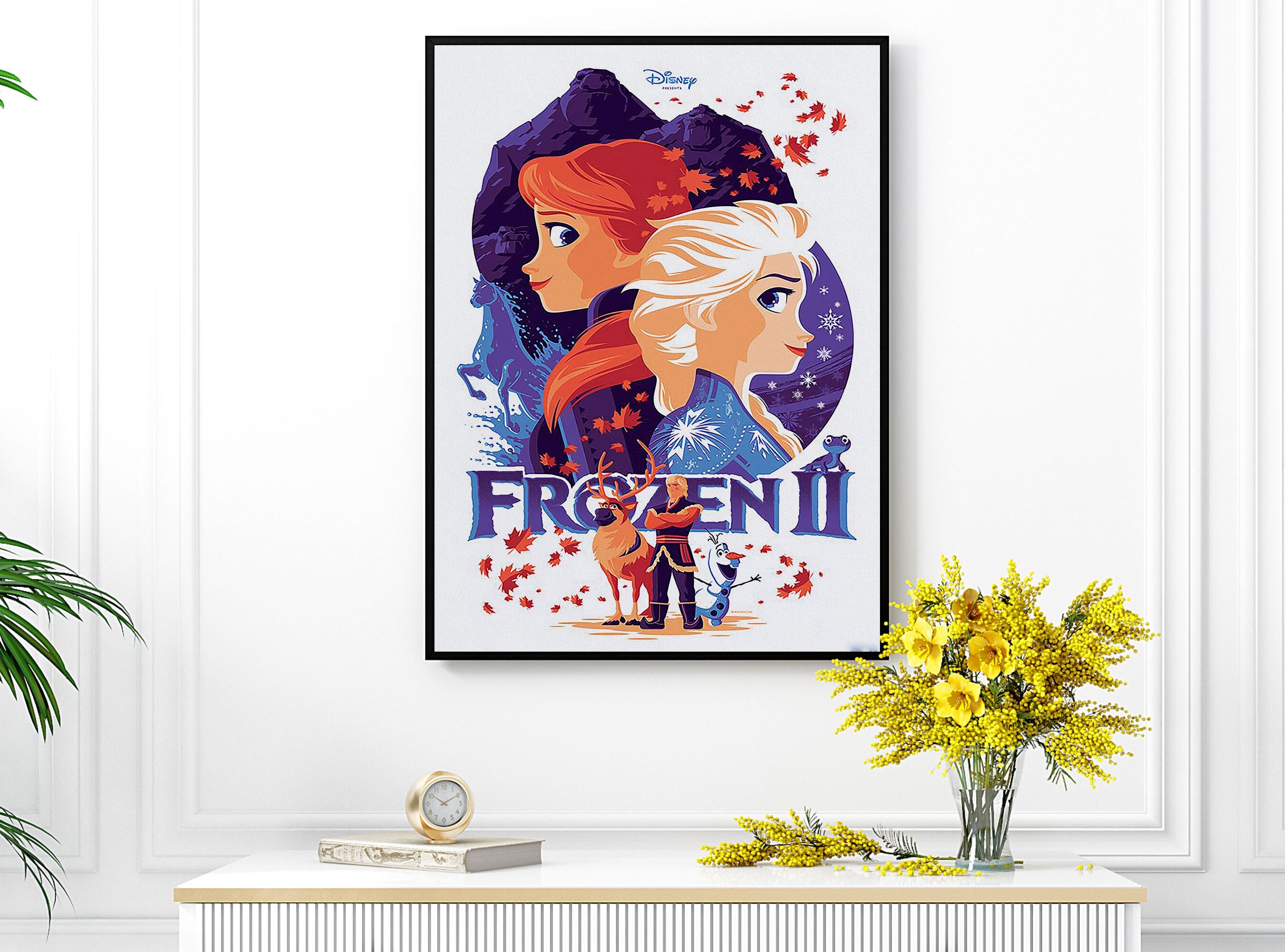 Frozen 2 Poster Elsa and Anna Poster Disney Movie Poster - Etsy