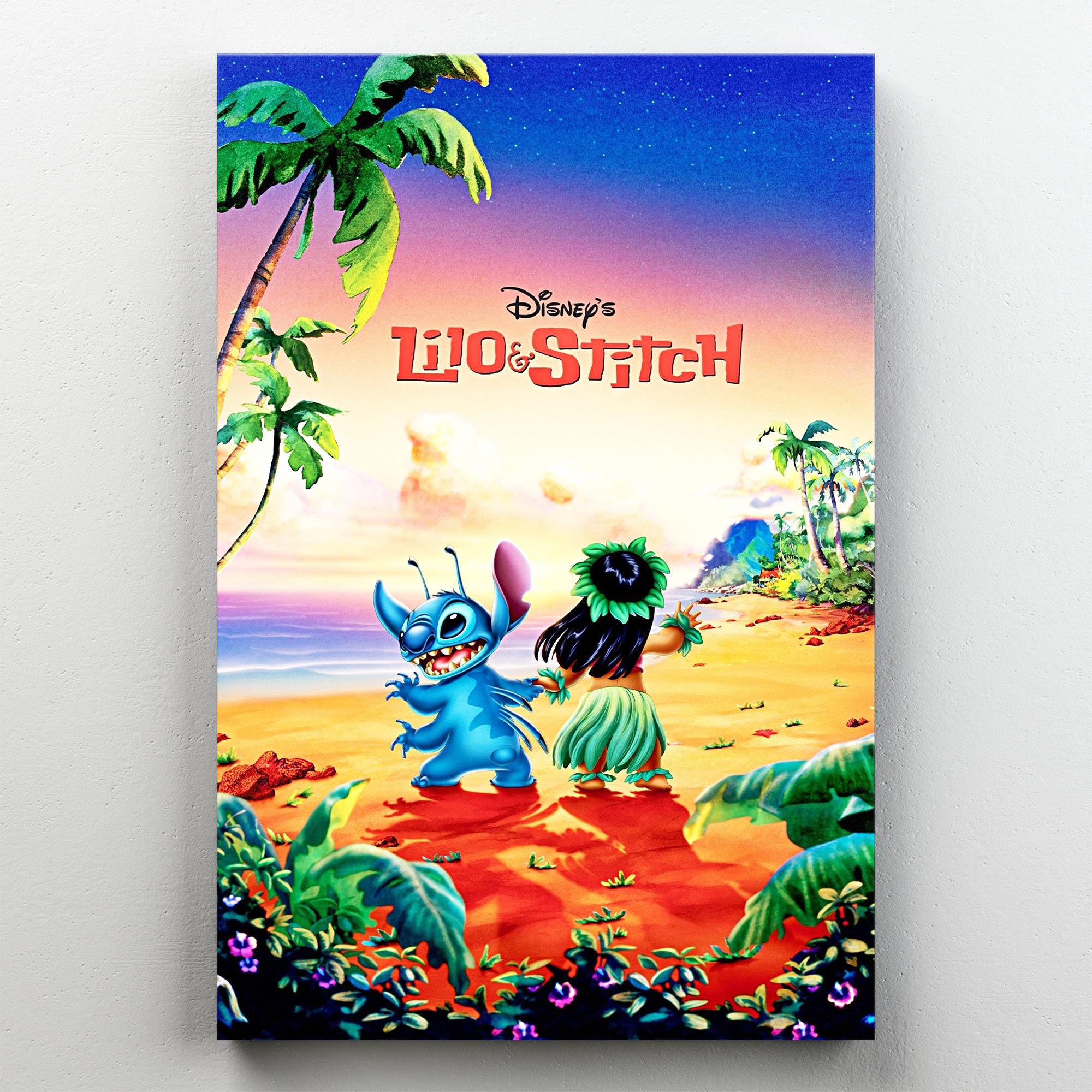 Disney Lilo and Stitch Movie Poster, Disney Vintage Movie Poster sold ...