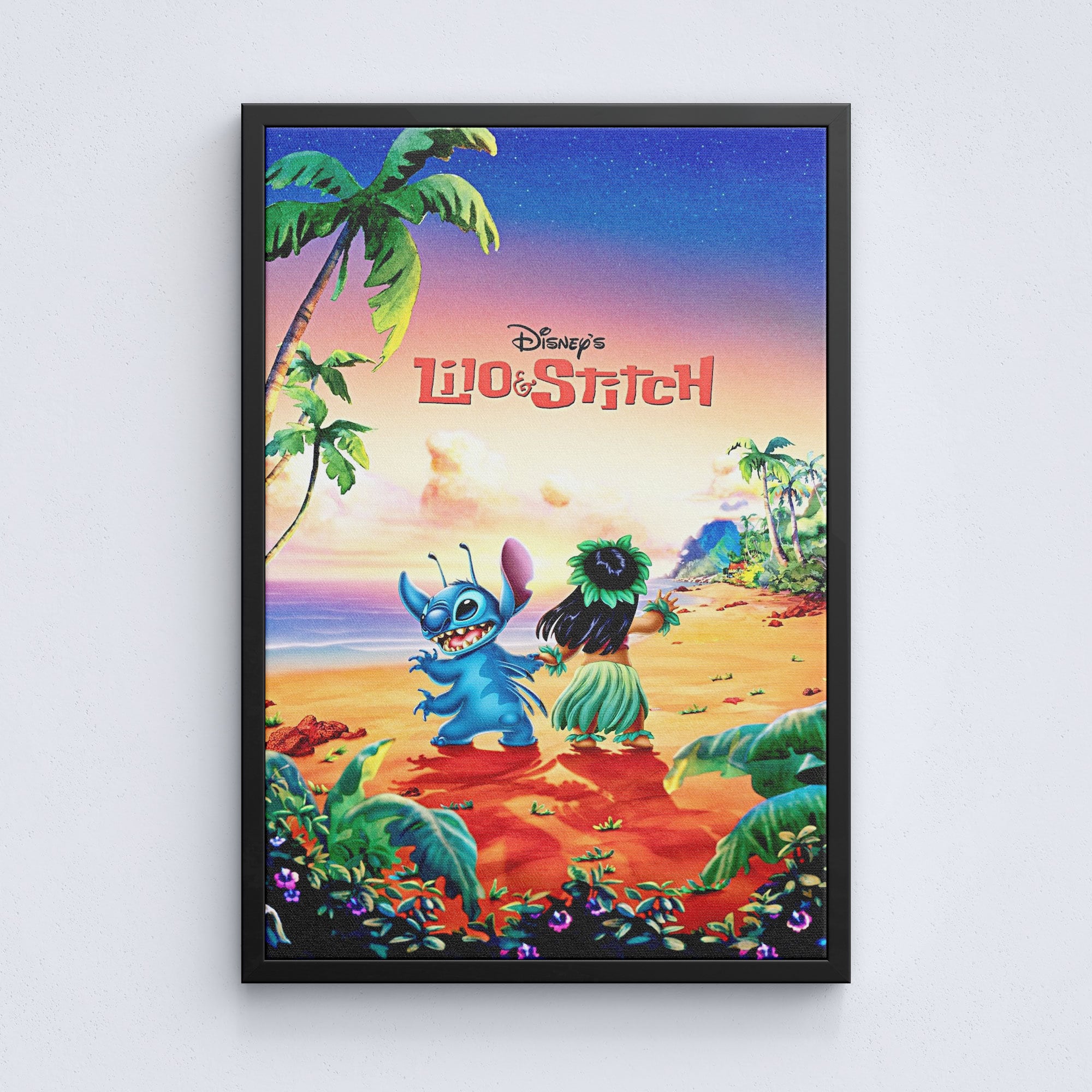 Disney Lilo and Stitch Movie Poster, Disney Vintage Movie Poster sold ...